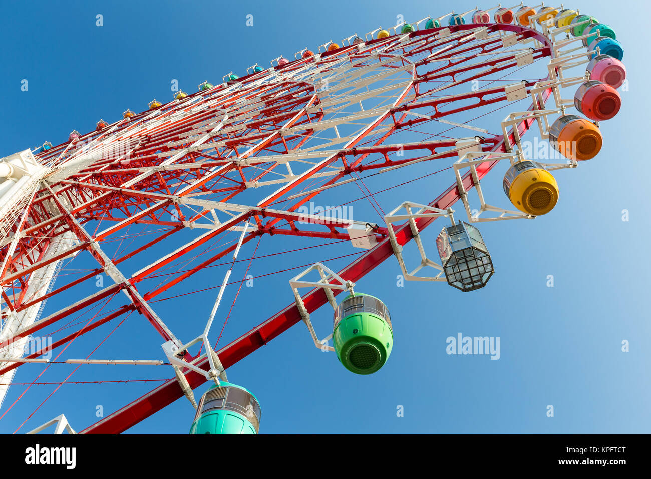 Ferris wheel from low angle Stock Photo - Alamy