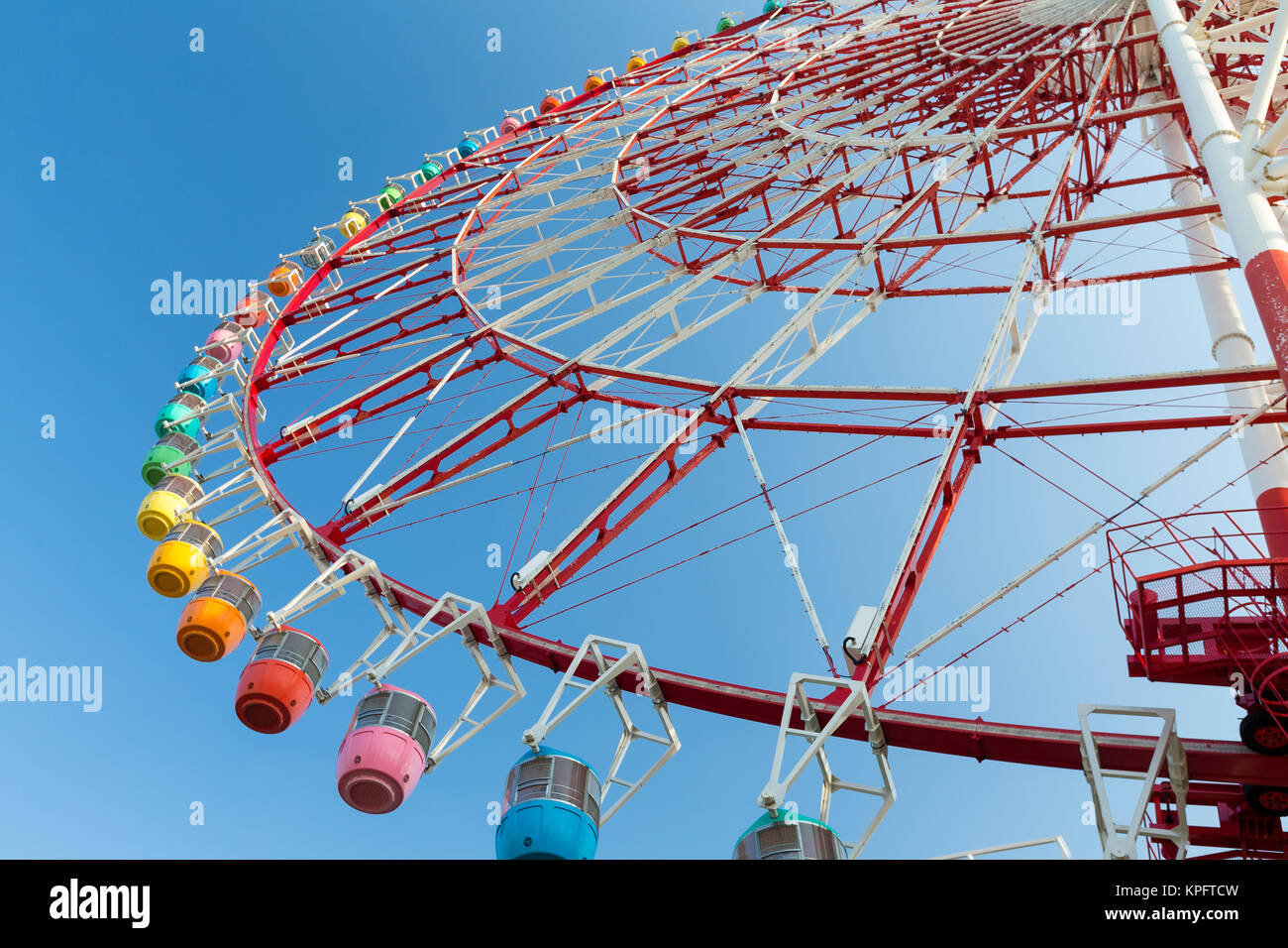Colourful Ferris wheel Stock Photo - Alamy