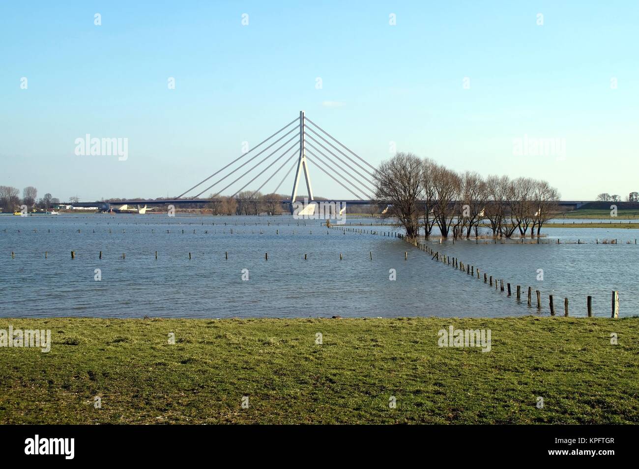 Lower Rhine Bridge Wesel Stock Photo - Alamy