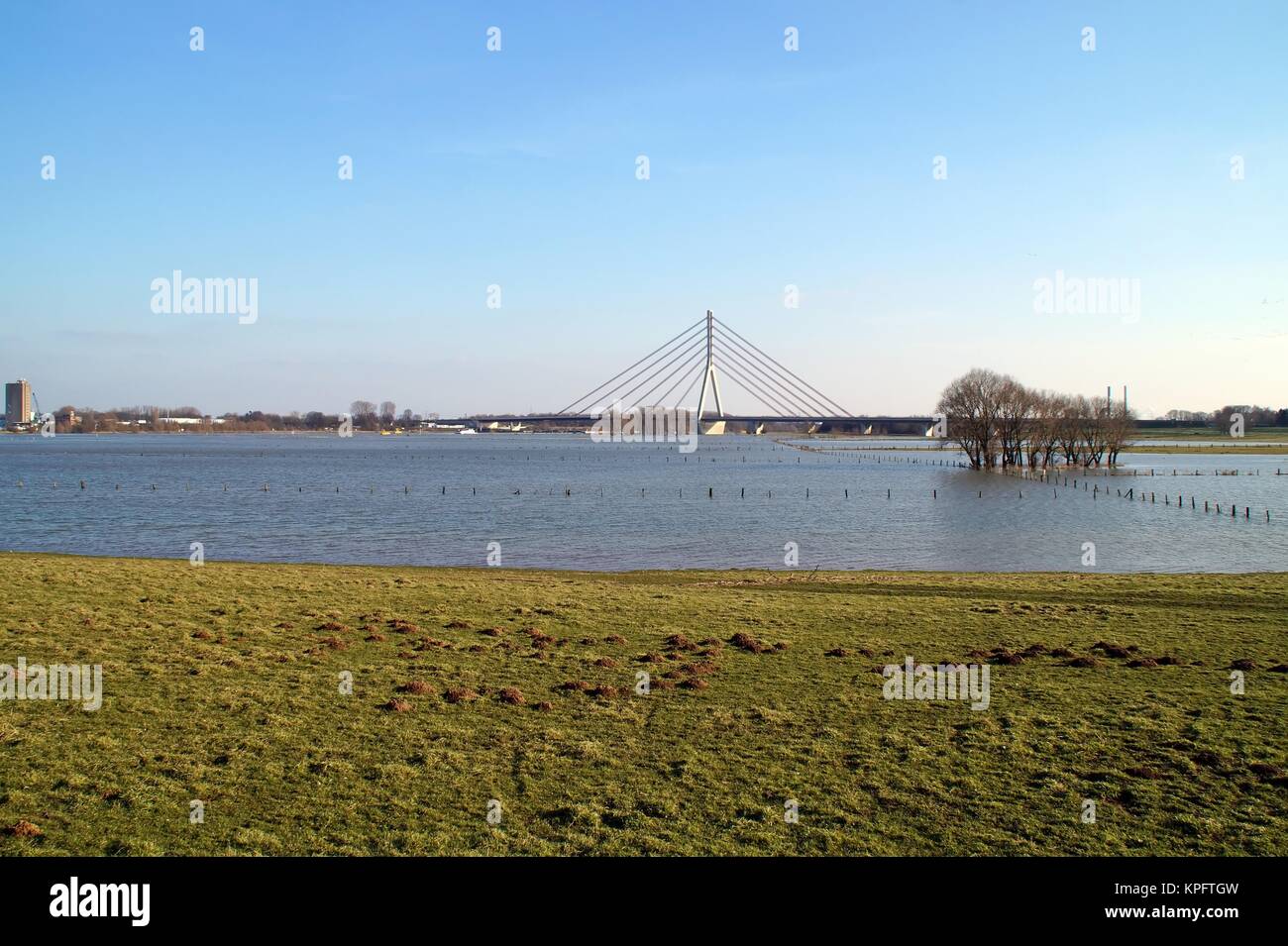 Lower Rhine Bridge Wesel Stock Photo - Alamy