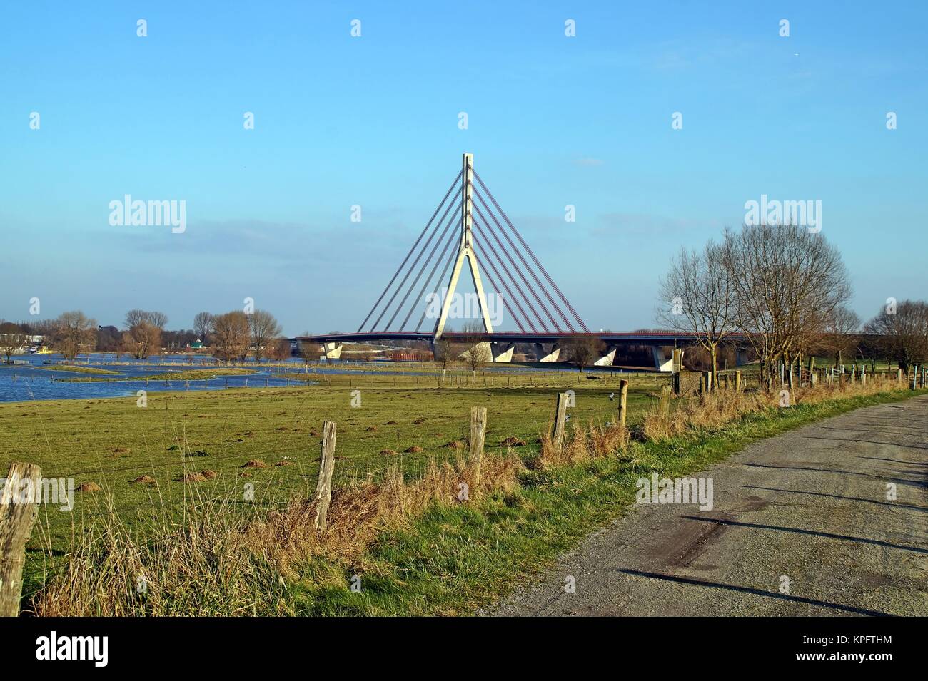 Lower Rhine Bridge Wesel Stock Photo - Alamy