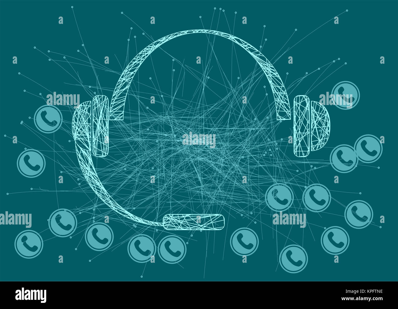 call centre background Stock Photo - Alamy