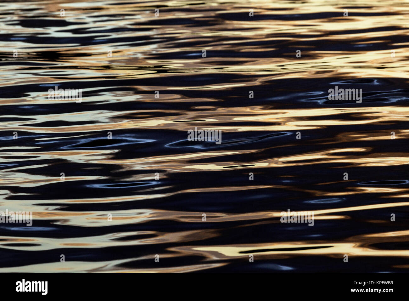 Abstract sunrise reflection on water, Havana Harbor, Havana, Cuba Stock ...