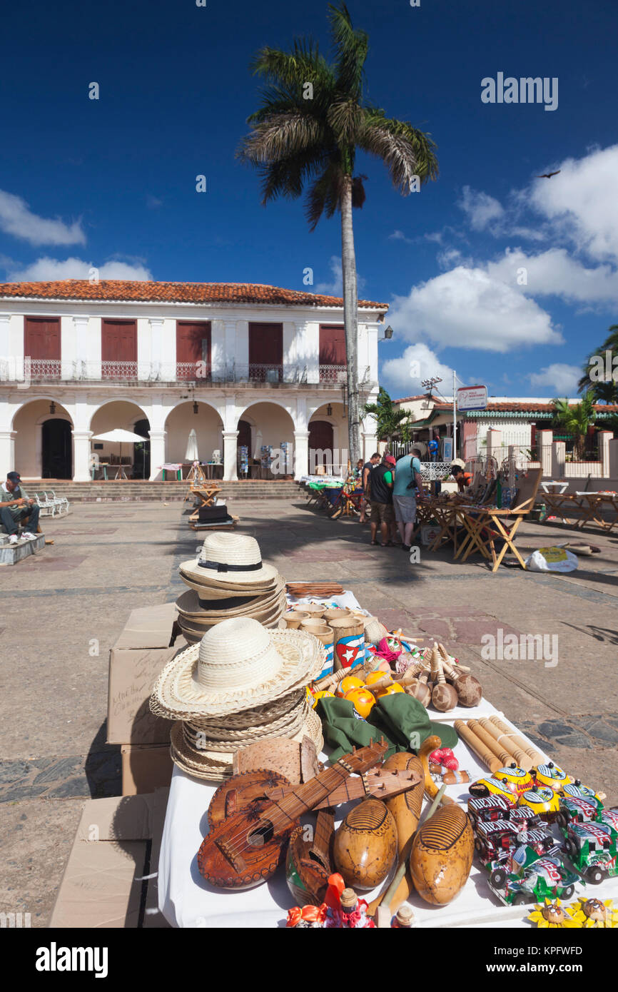 Cuba, Pinar del Rio Province, Vinales, Vinales Valley, town square ...
