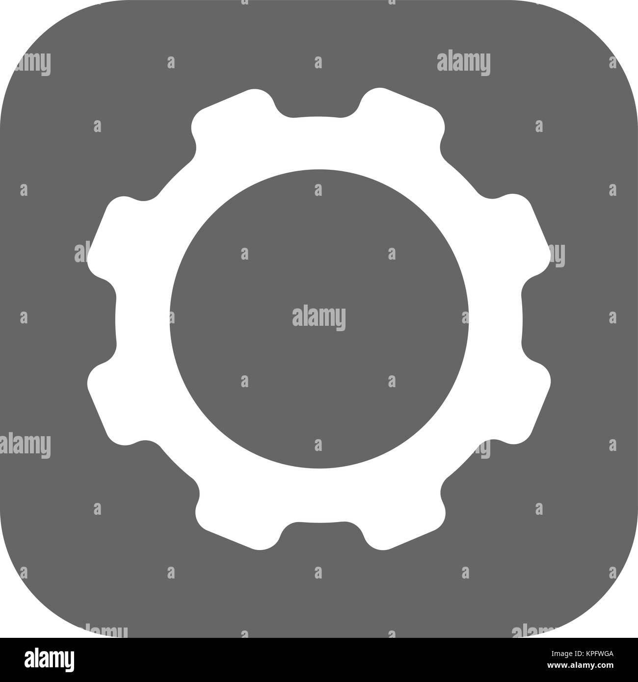 Vector Cog Icon Stock Vector Image & Art - Alamy