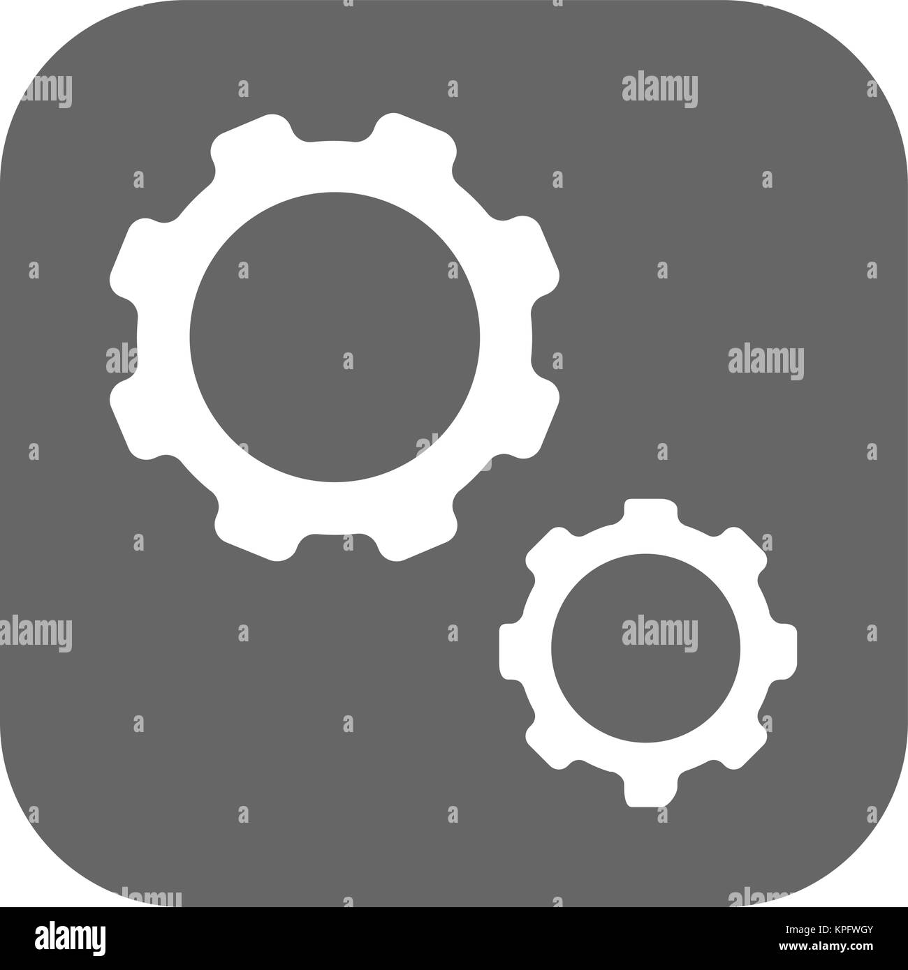 Vector Gears Black Icon Stock Vector Image & Art - Alamy