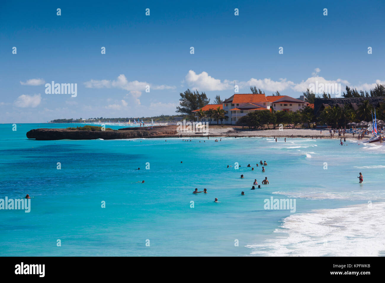 Cuba, Matanzas Province, Varadero, Varadero Beach Stock Photo - Alamy