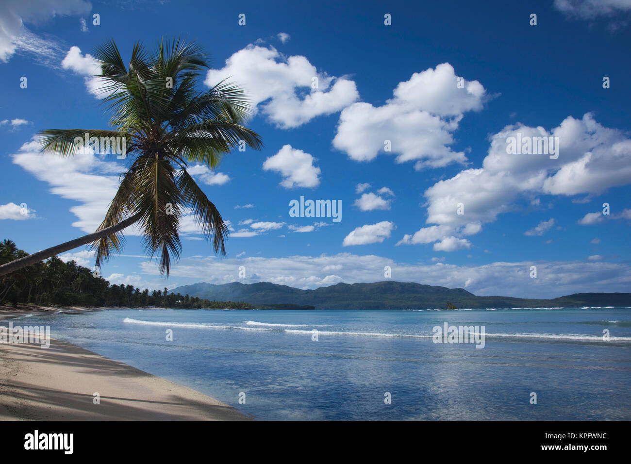 Dominican Republic, Samana Peninsula, Las Galeras, Playa Rincon beach ...