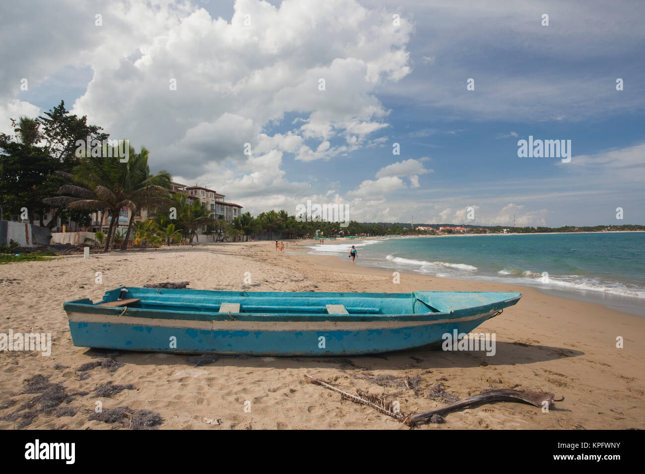 Dominican Republic, North Coast, Cabarete, Playa Cabarete beach Stock ...
