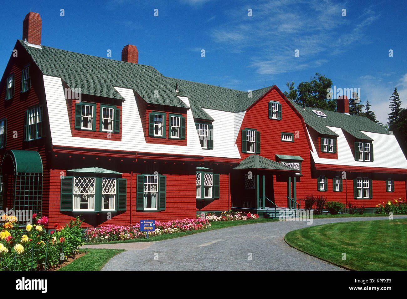 Roosevelt cottage roosevelt campobello international hi-res stock ...