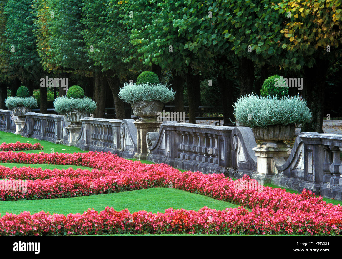 Austria, Salzburg. Garden at Mirabell Palace Stock Photo - Alamy
