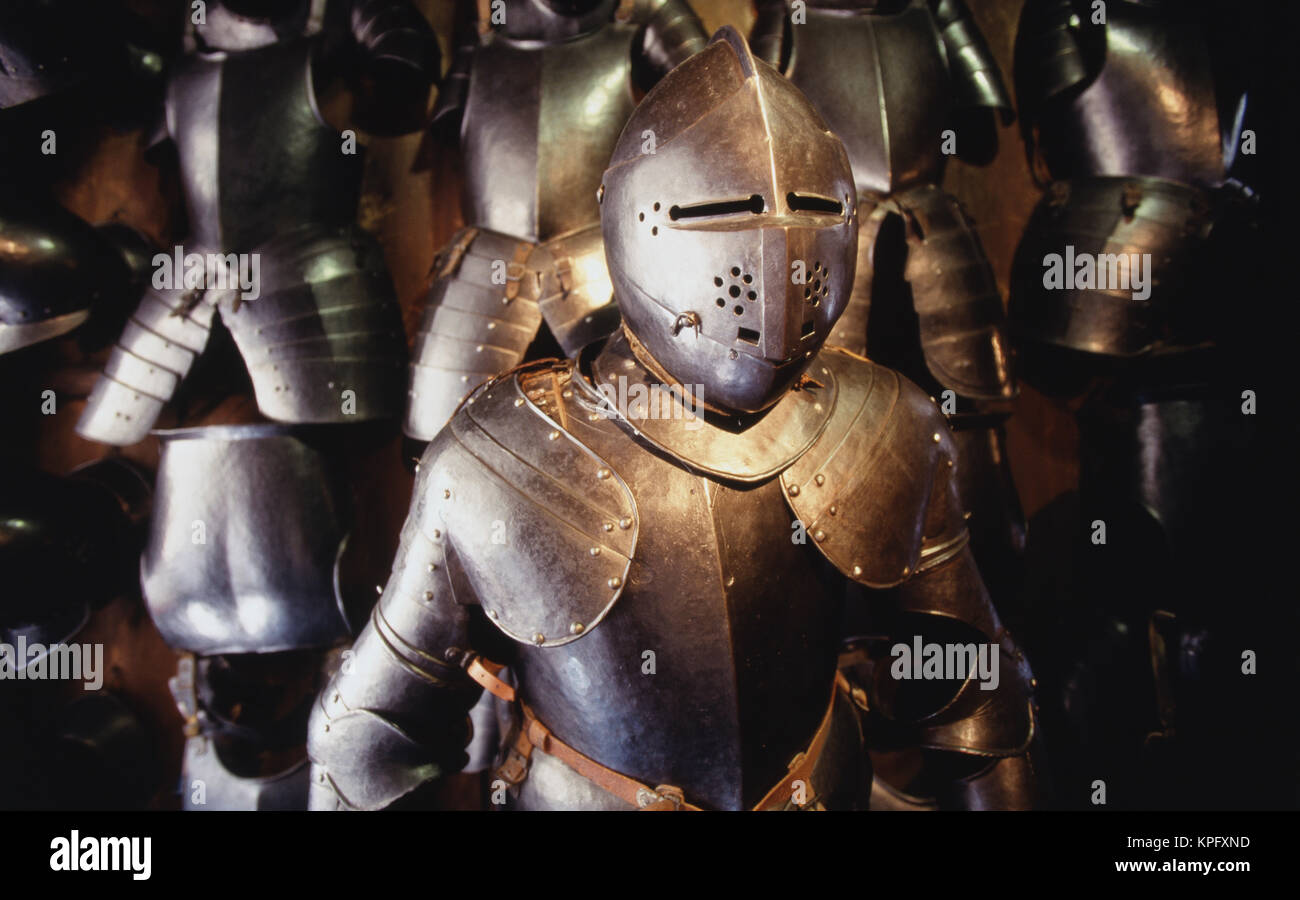 Austria, Styria, Graz, Suits of armor (Large format sizes available ...