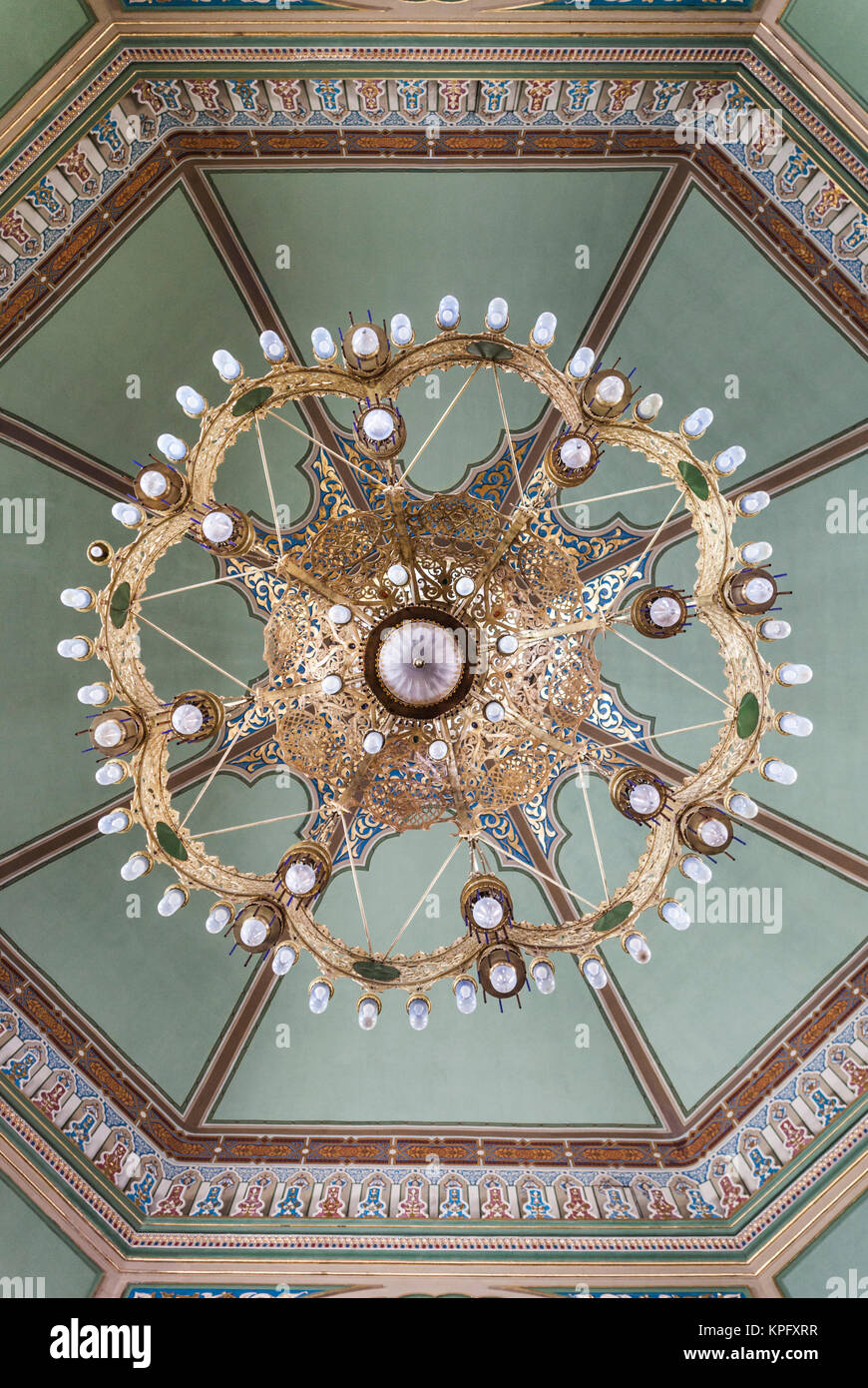 Bulgaria, Sofia, Sofia Synagogue, built 1909, second largest Sephardic Synagogue in interior ...