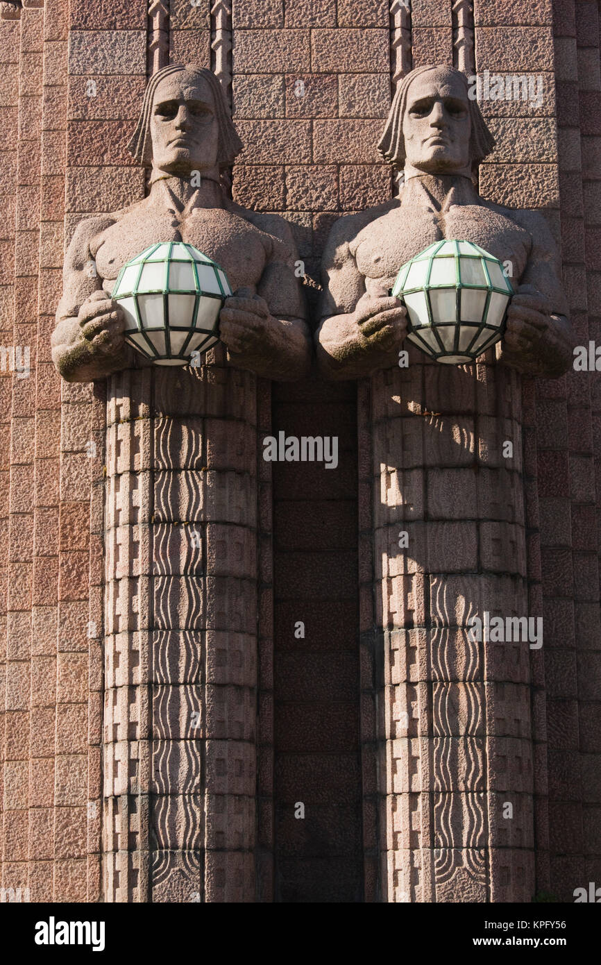 Finland, Helsinki, Rautatieasema, Helsinki Railroad Station, National ...