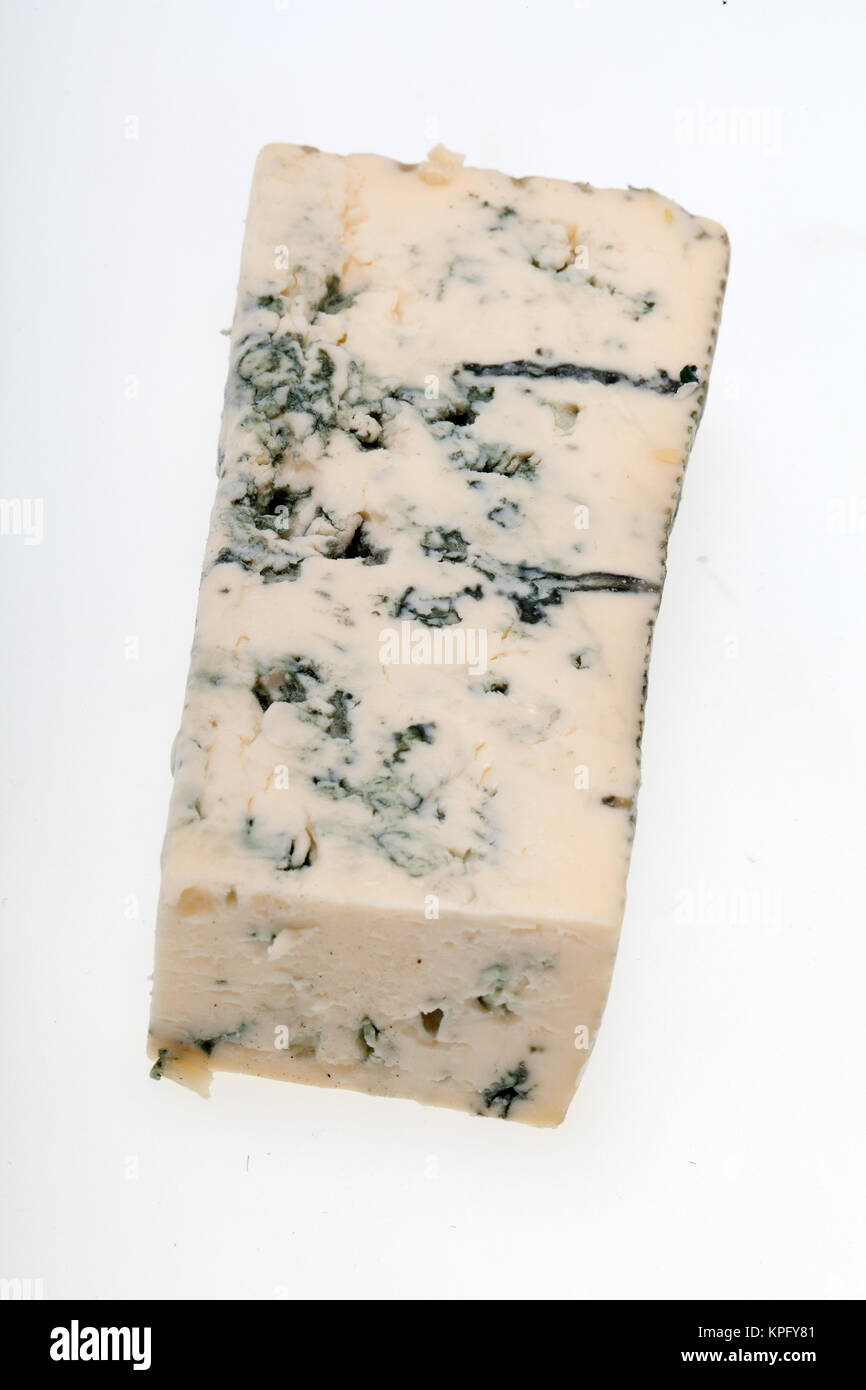 blue cheese isolated on white background Stock Photo - Alamy