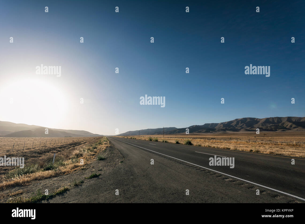 Landscape in California Stock Photo - Alamy