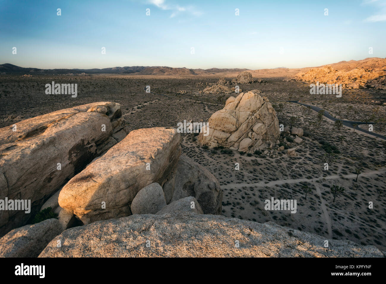 Joshua Tree National Park Landscape Stock Photo - Alamy