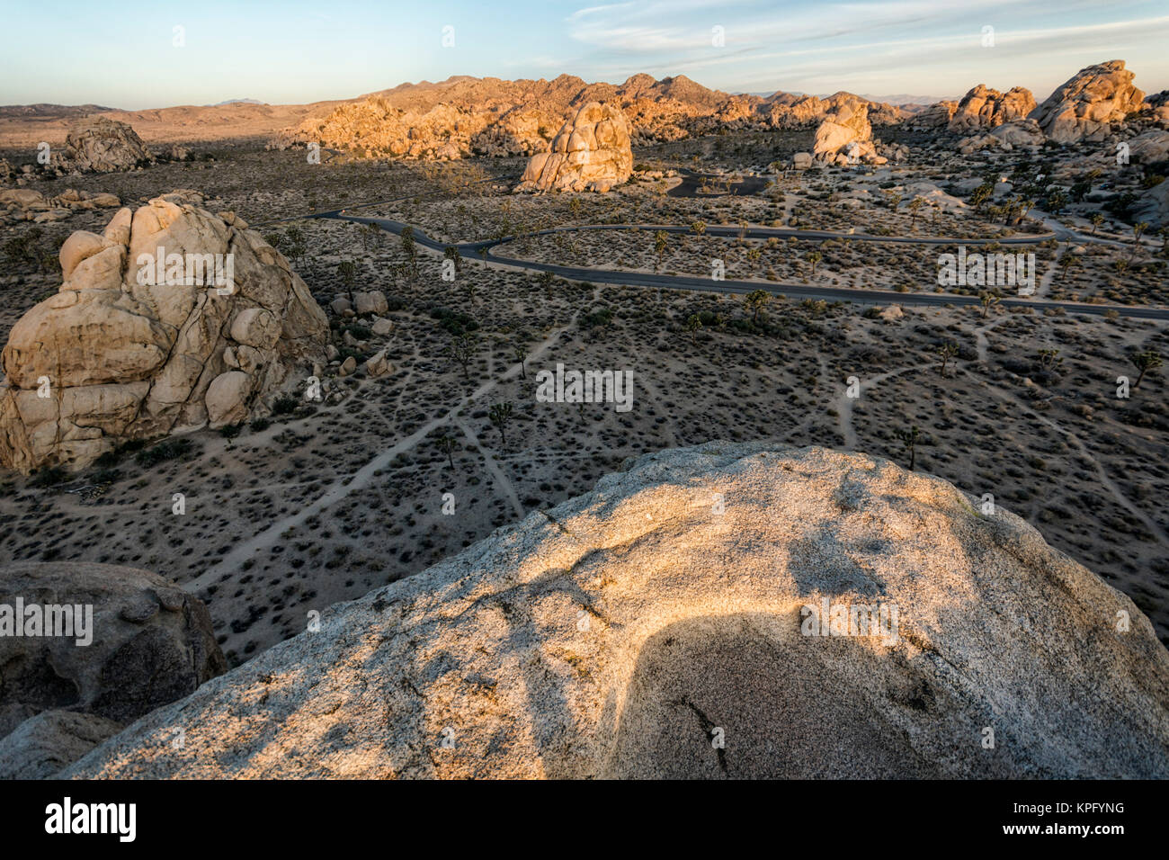 Joshua Tree National Park Landscape Stock Photo - Alamy