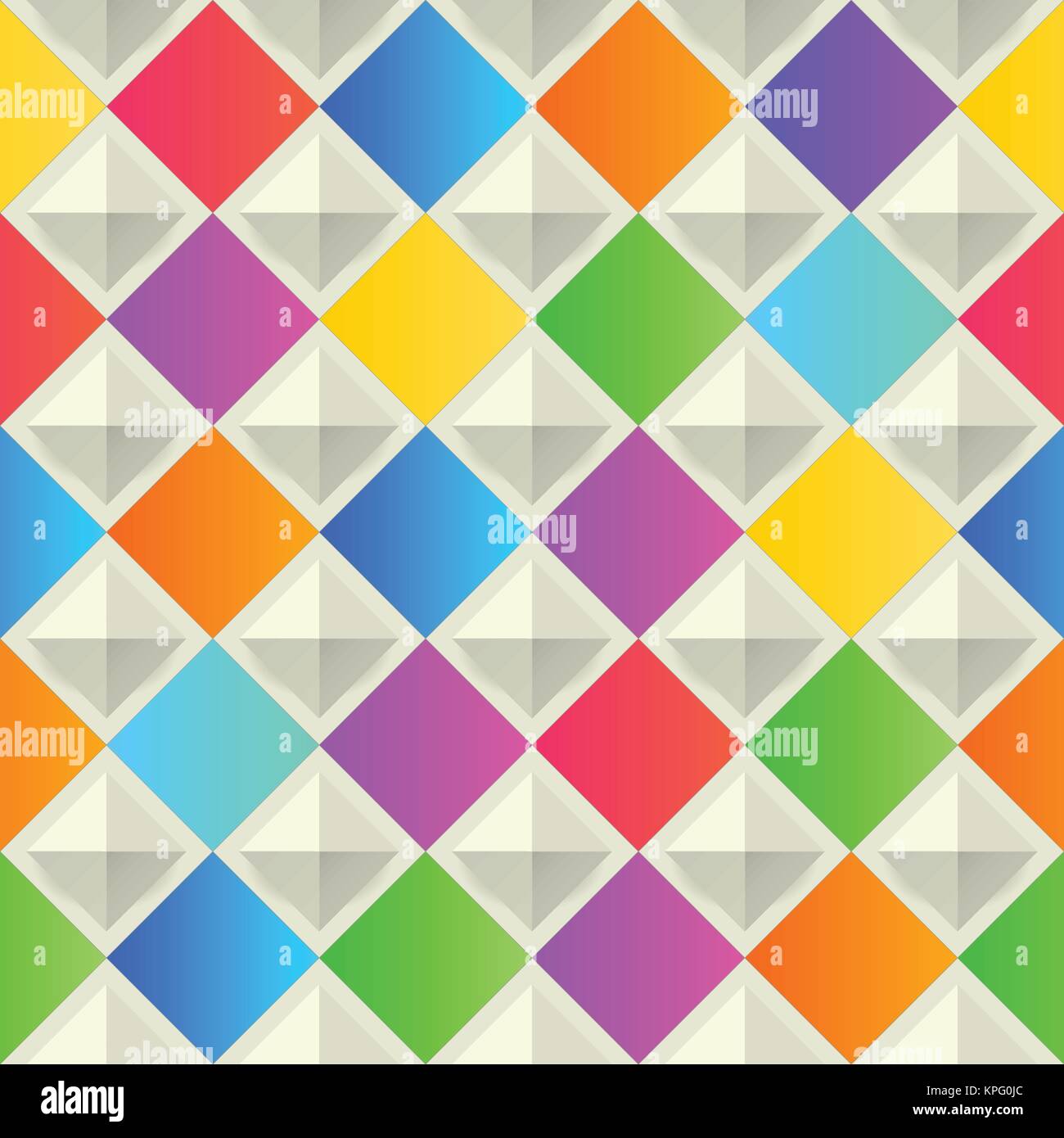 Abstract geometric background. Colorful seamless texture Stock Vector ...