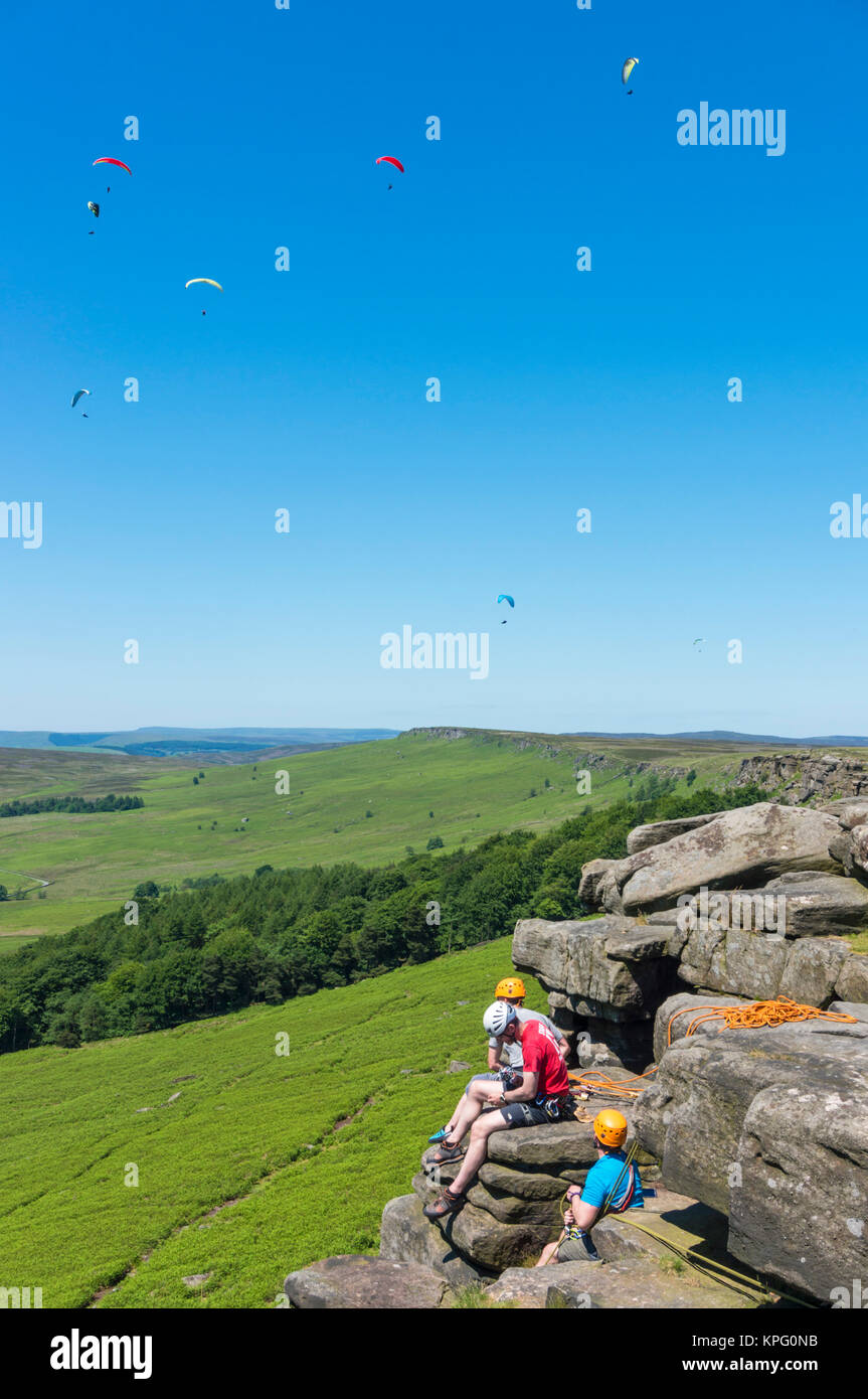 peak district derbyshire peak district national park stanage edge ...