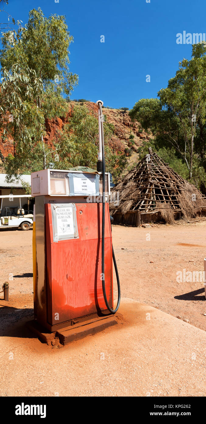 in australia the old gasoline pump station service concept Stock Photo ...