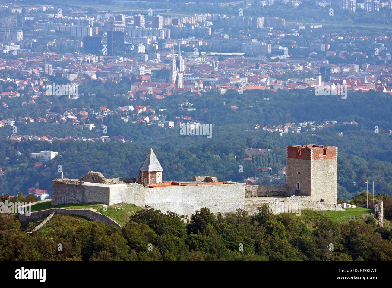 Medvedgrad medieval fortified town hi-res stock photography and images ...