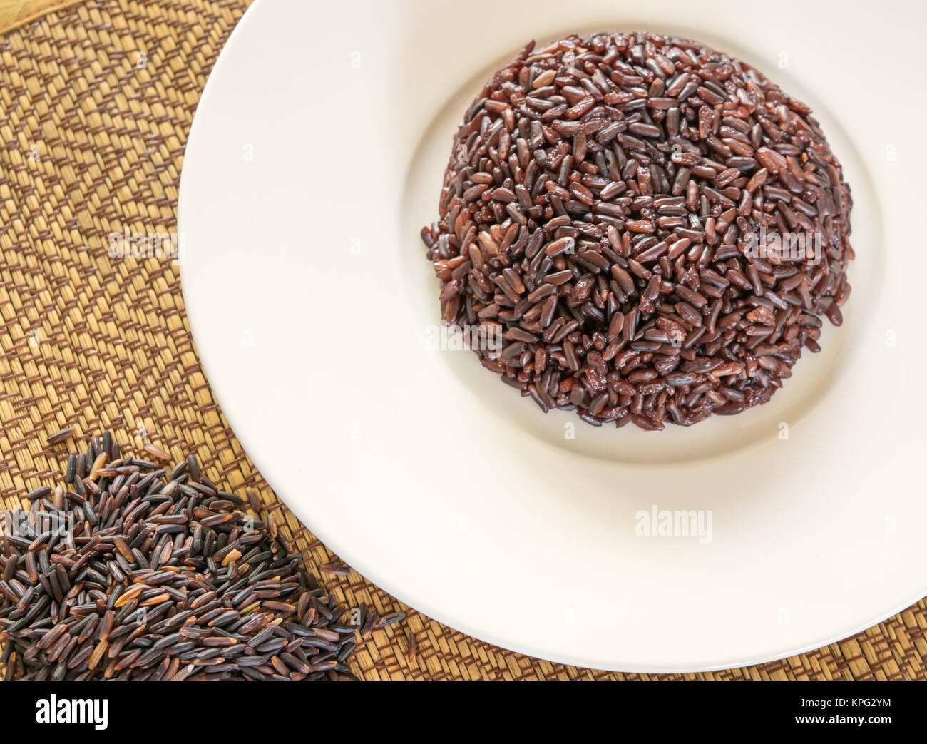 cooked Thai rice-berry Stock Photo - Alamy