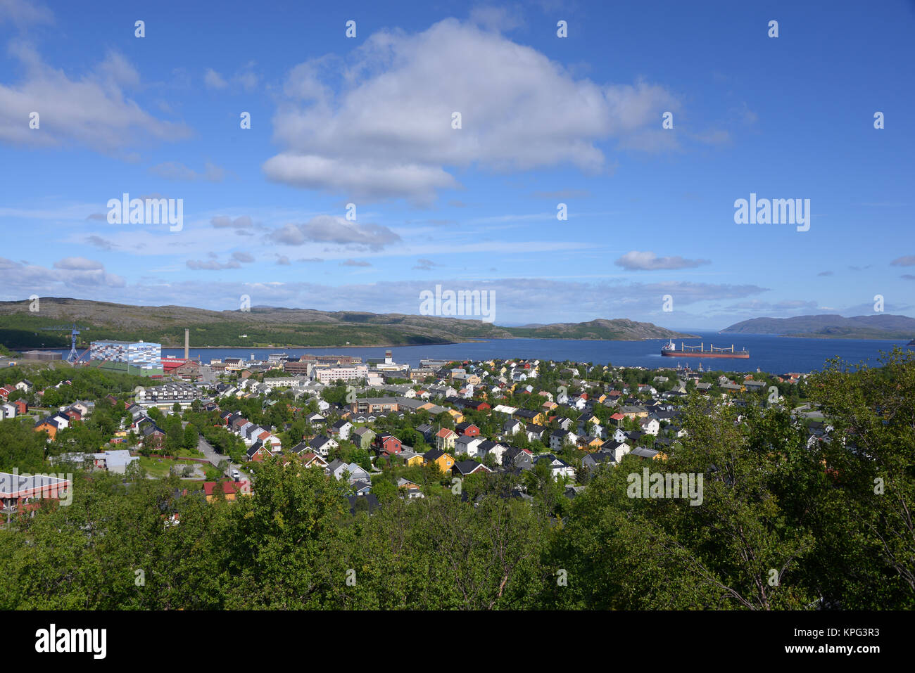 Kirkenes town landscape norway hi-res stock photography and images - Alamy