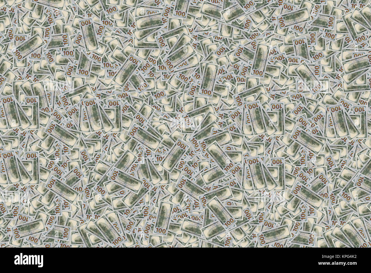 One hundred american dollars bills as money background. A million ...