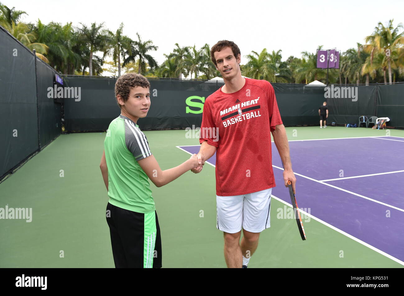 KEY BISCAYNE, FL - MARCH 30: 2014 Sony Open at the Crandon Park Tennis ...