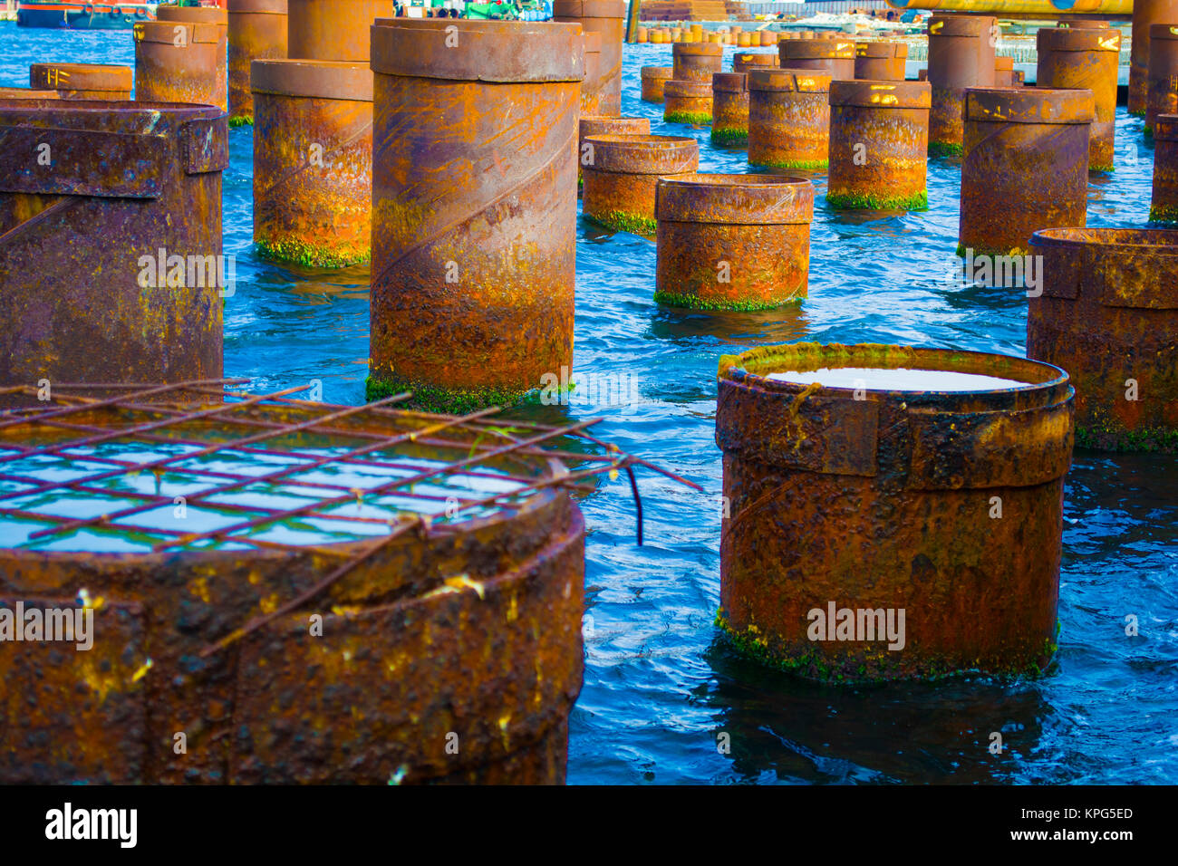 Metal Pillars Foundation Building High Resolution Stock Photography and ...