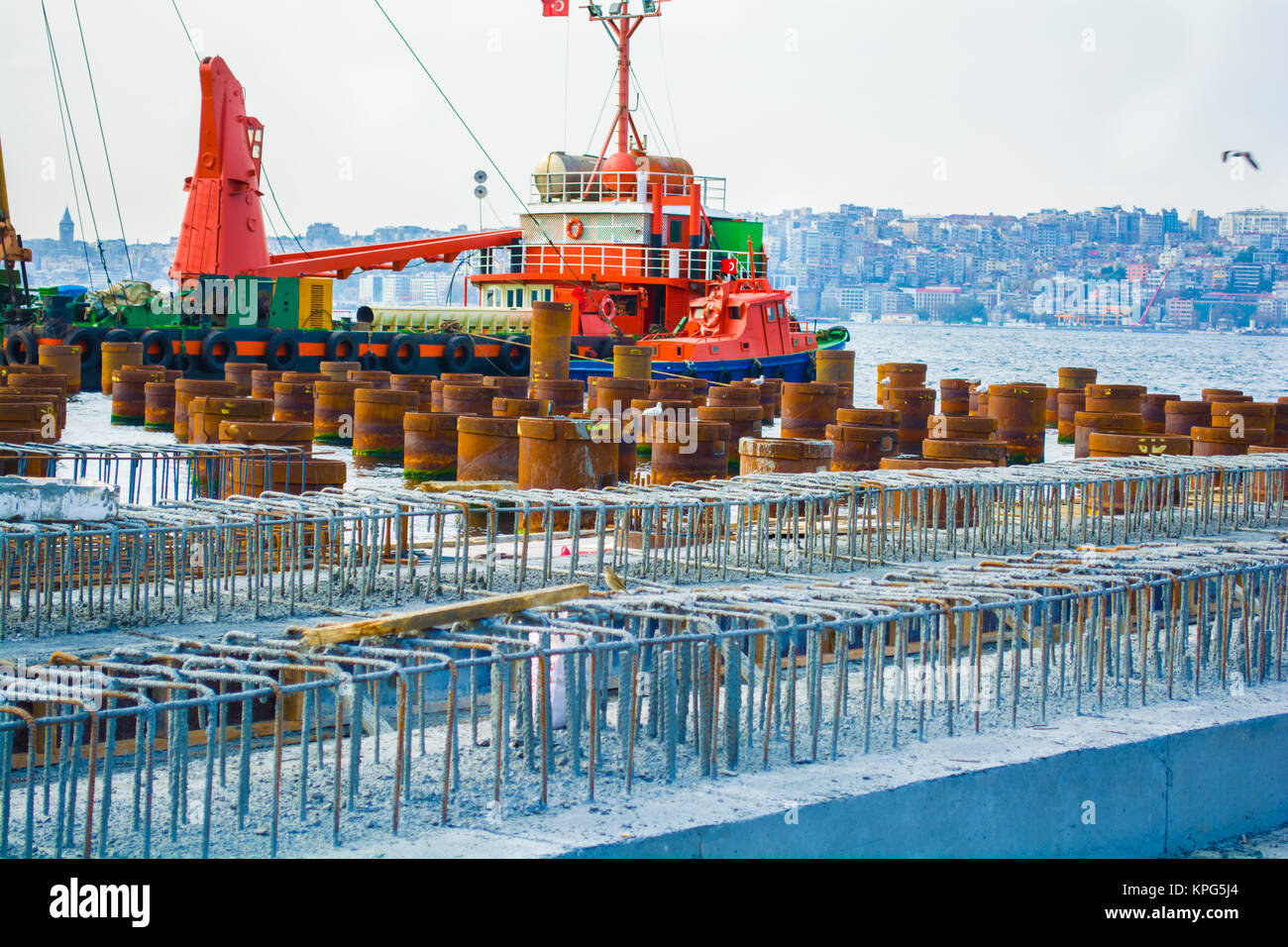 Steel pillars hi-res stock photography and images - Alamy