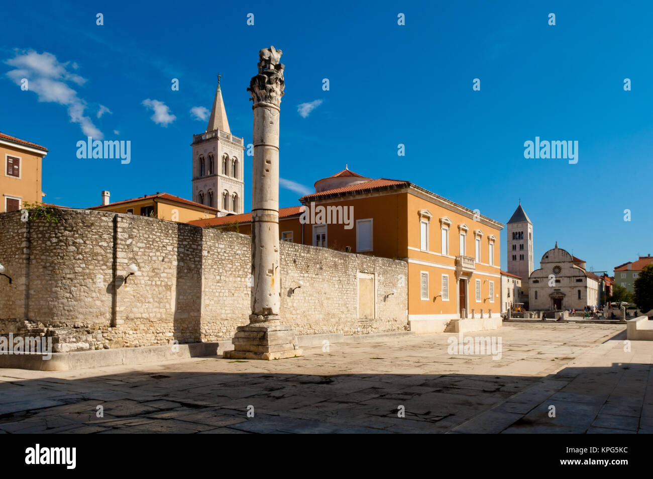 Historic landmarks of Zadar, Croatia Stock Photo - Alamy