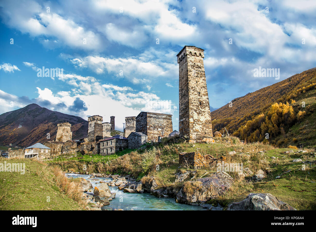 Ushguli village museum in Svaneti. Upper Svaneti - UNESCO World ...