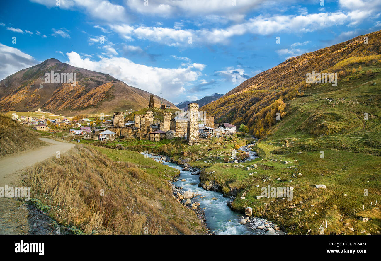 Ushguli village museum in Svaneti. Upper Svaneti - UNESCO World ...