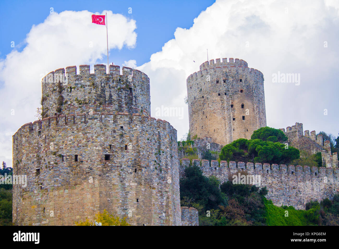rumeli castle and bosphorus bridge in istanbul Stock Photo - Alamy