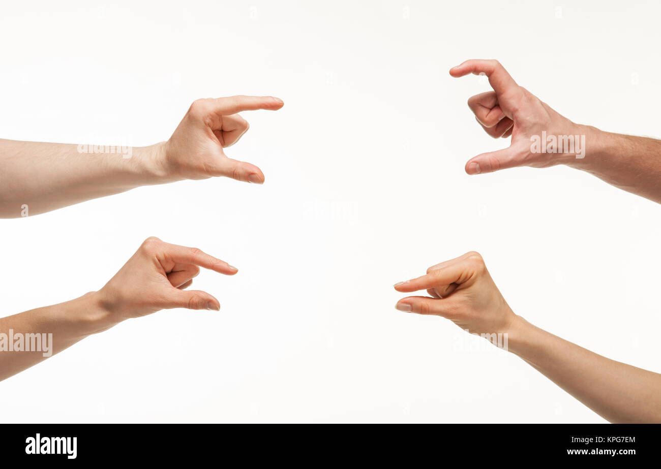 Female Hand Size Gesture High Resolution Stock Photography and Images ...