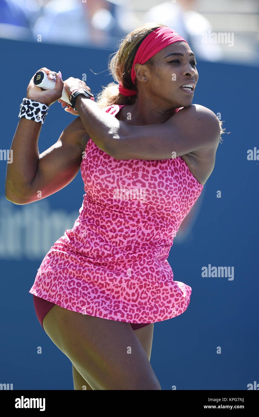 FLUSHING NY- AUGUST 28: Serena Williams Vs Vania King, Day Four of the ...