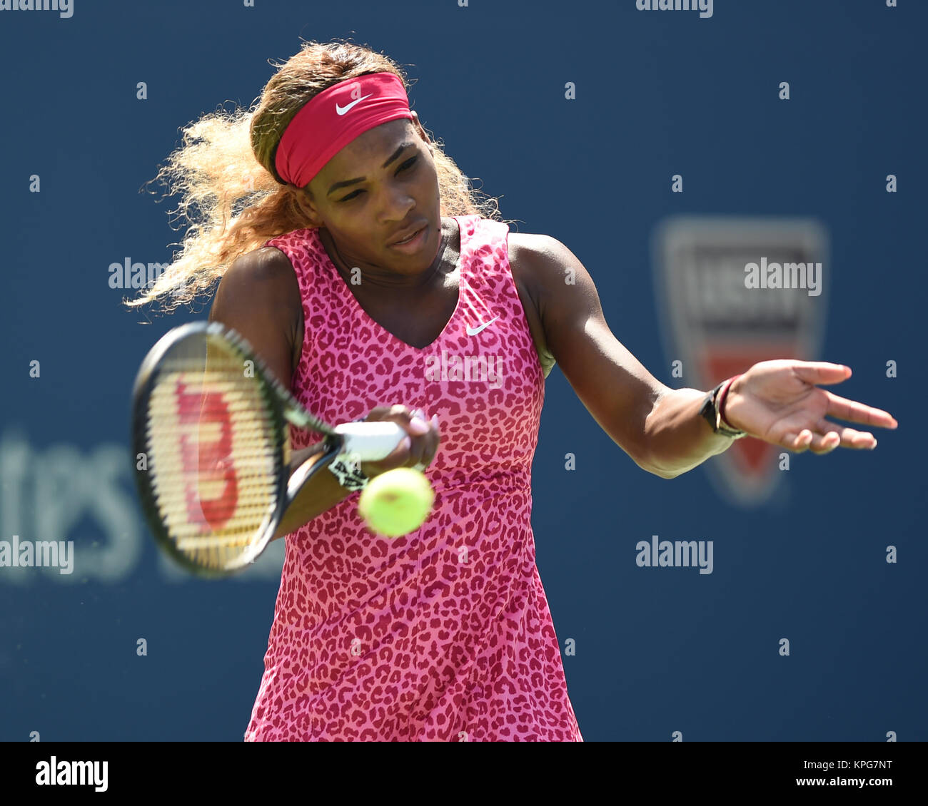 FLUSHING NY- AUGUST 28: Serena Williams Vs Vania King, Day Four of the ...