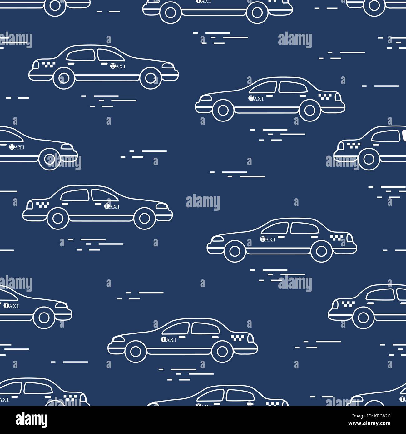 Taxi pattern. Design for announcement, advertisement, banner or print ...
