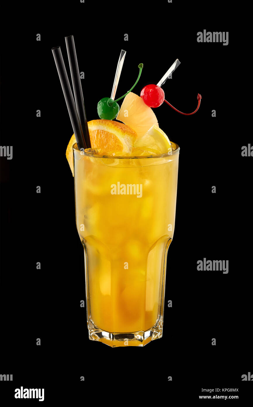Fruits cocktail ice hi-res stock photography and images - Alamy