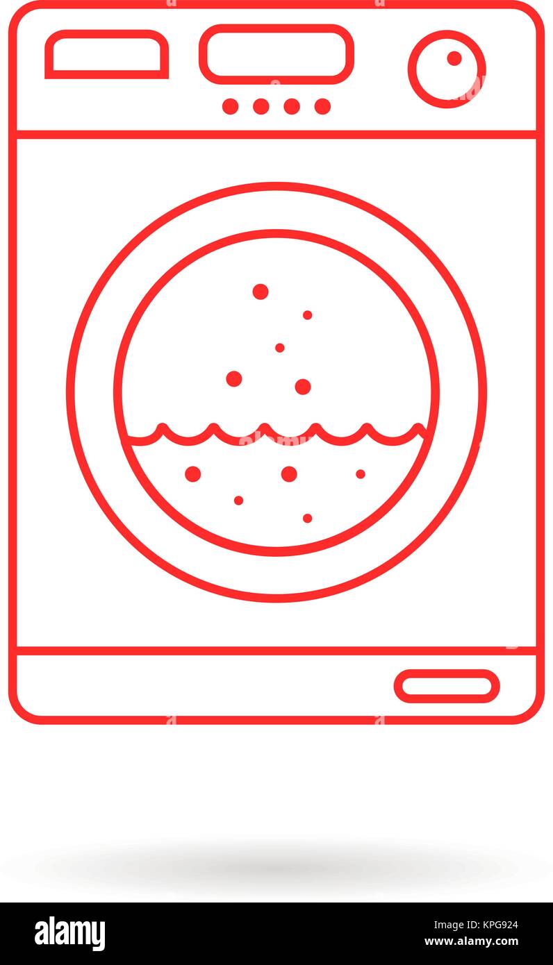 House silhouette washing line hi-res stock photography and images - Alamy