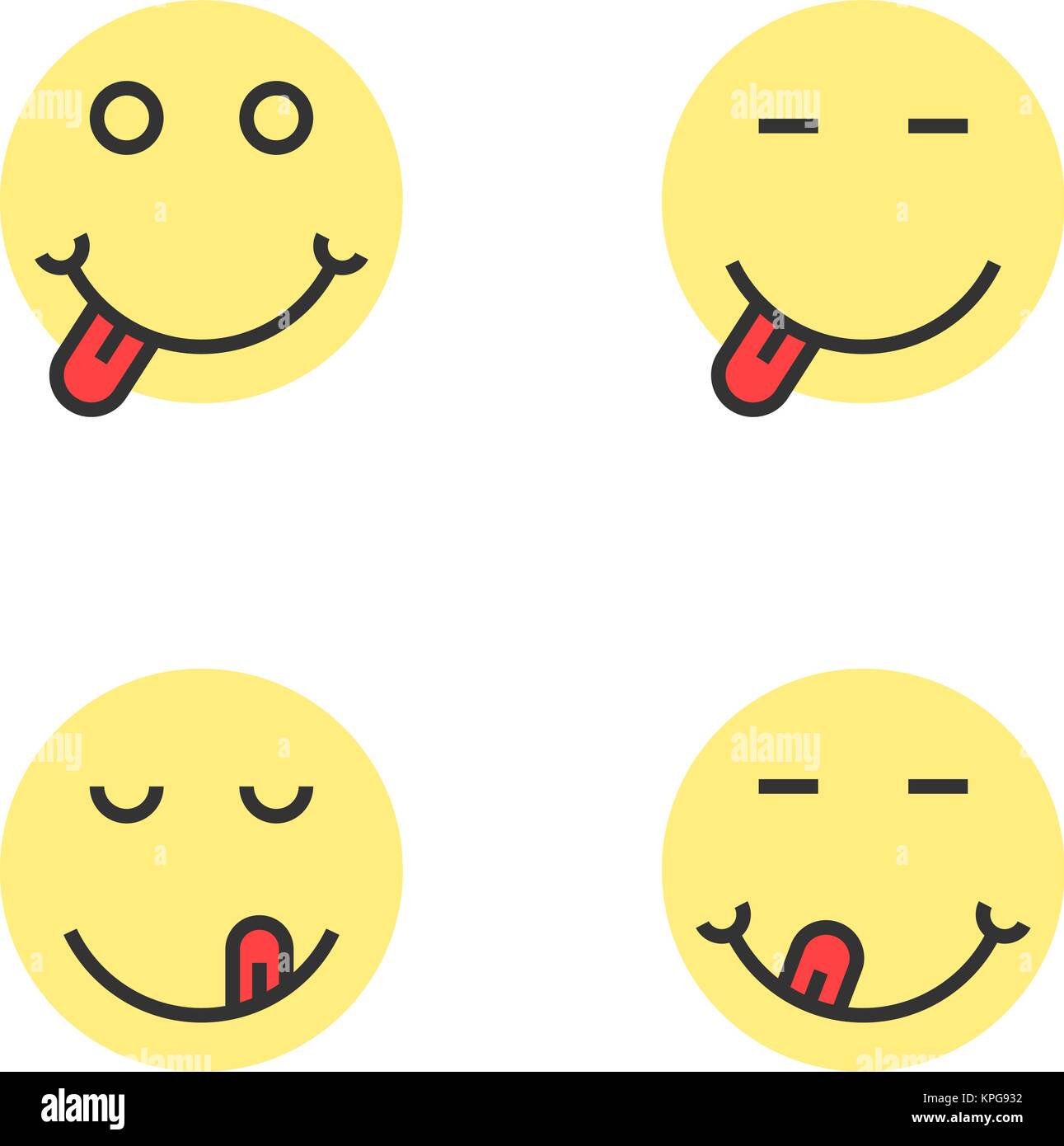 Emoji yum hi-res stock photography and images - Alamy