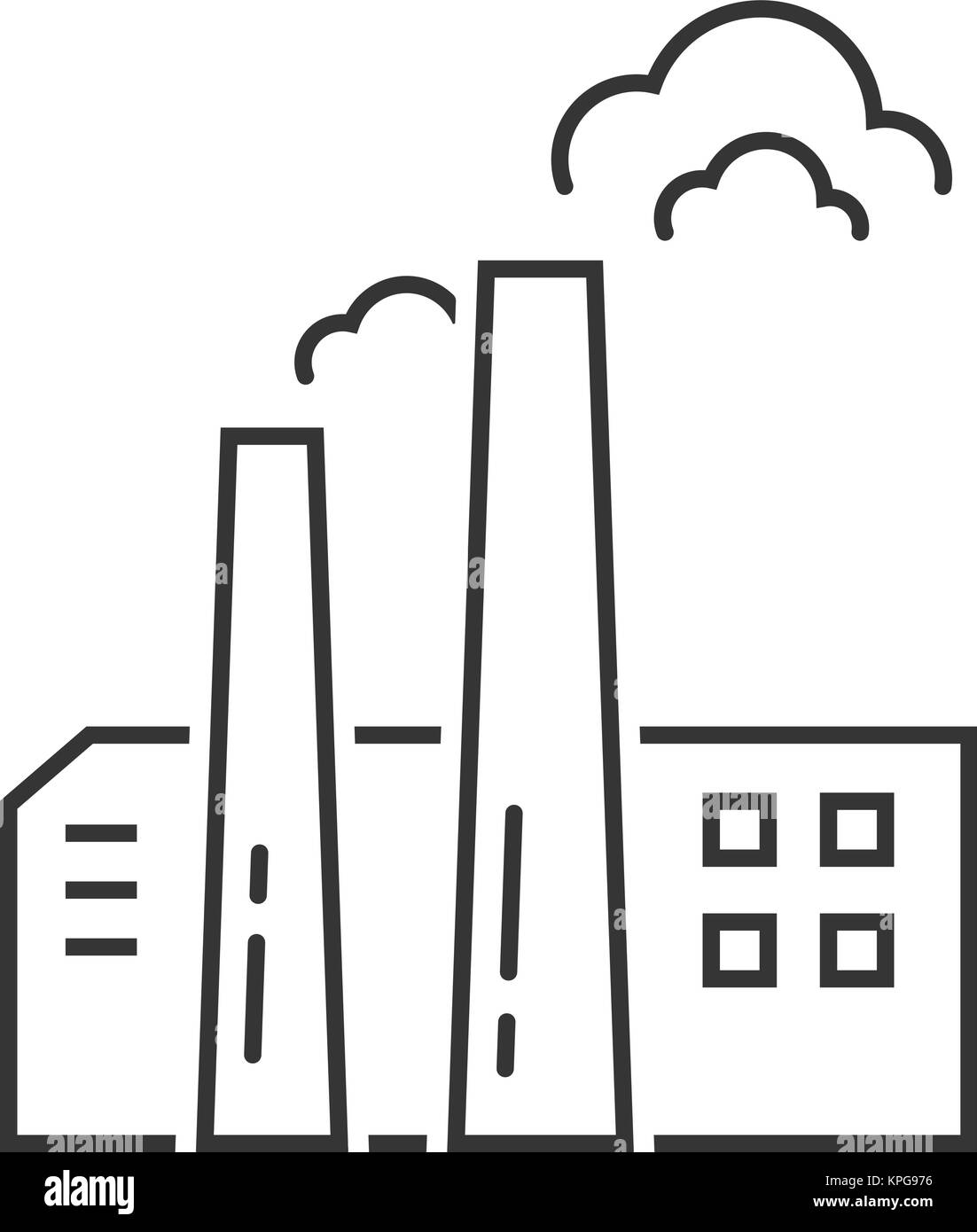 Factory icon hi-res stock photography and images - Alamy