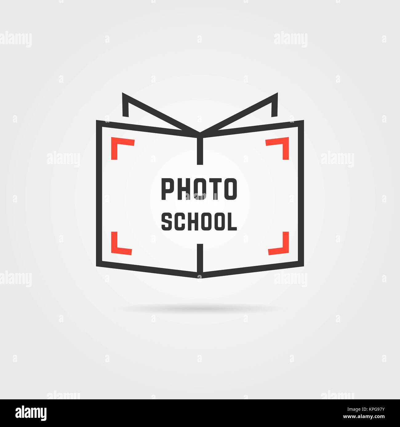 photo school logo with shadow Stock Vector Image & Art - Alamy