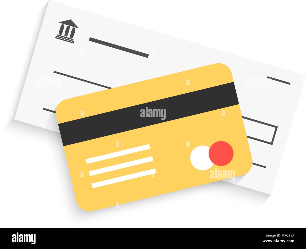 Cheque credit card Stock Vector Images - Alamy
