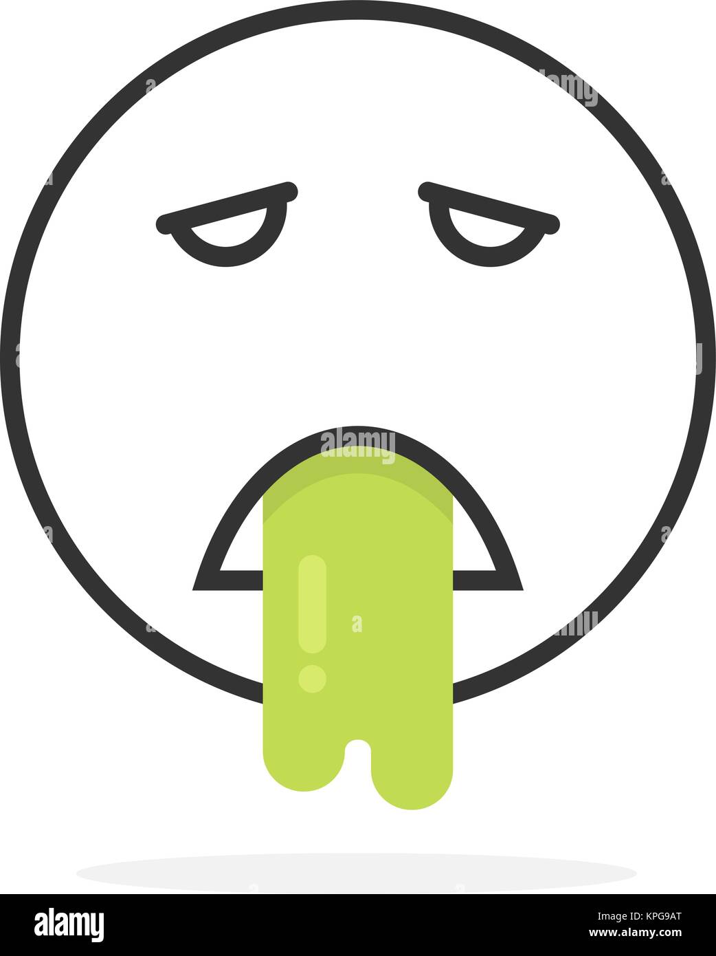 Puke emoji hi-res stock photography and images - Alamy