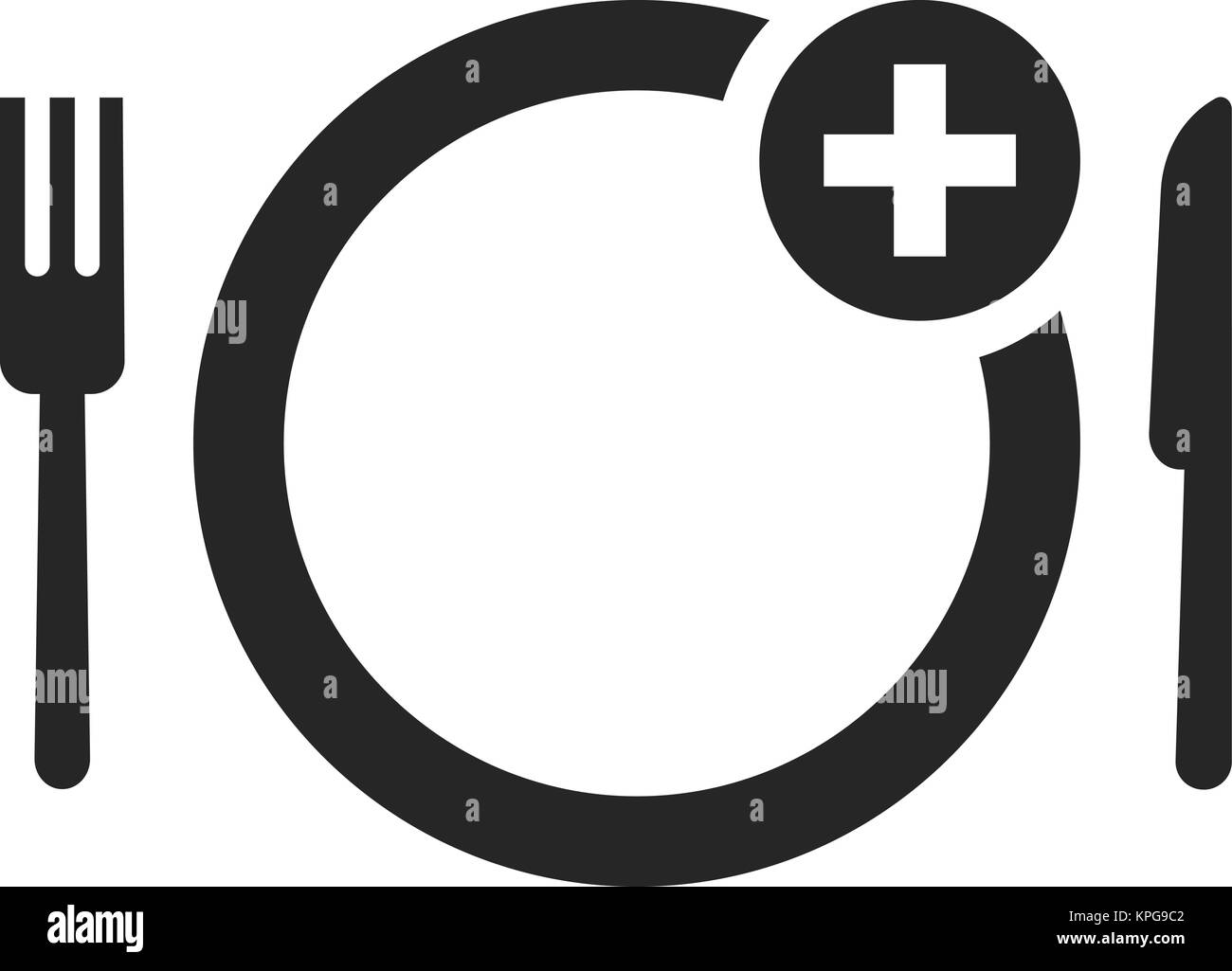 black simple food ordering icon Stock Vector Image & Art - Alamy