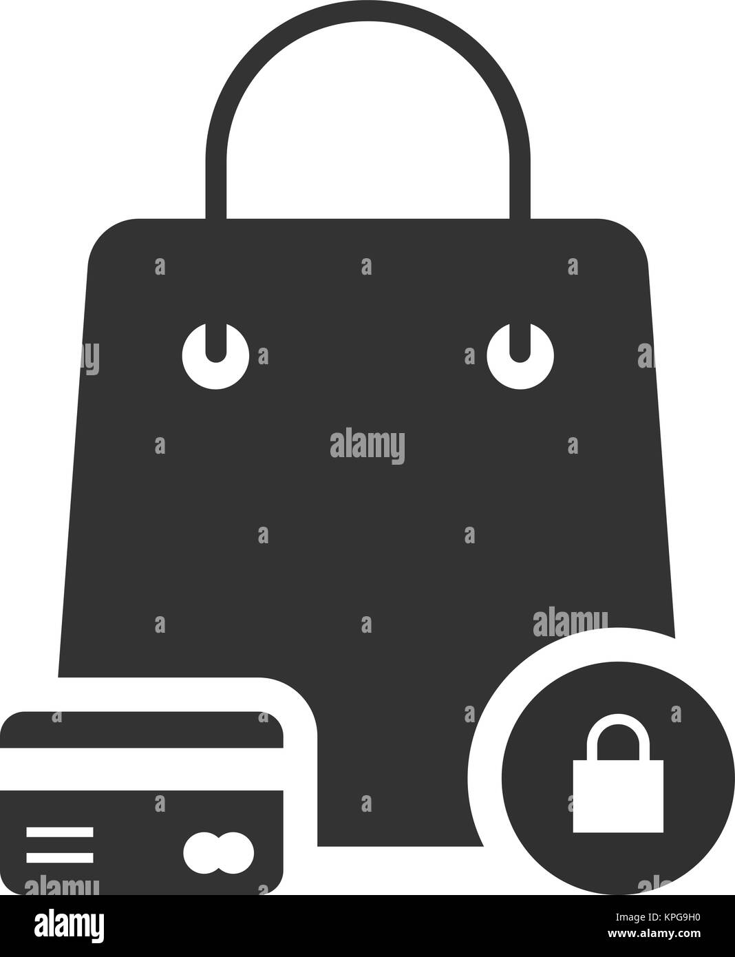 Credit card payment supermarket Black and White Stock Photos & Images ...