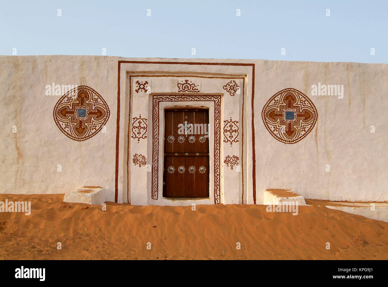 Mauritania, Patterns in Oualata Stock Photo - Alamy